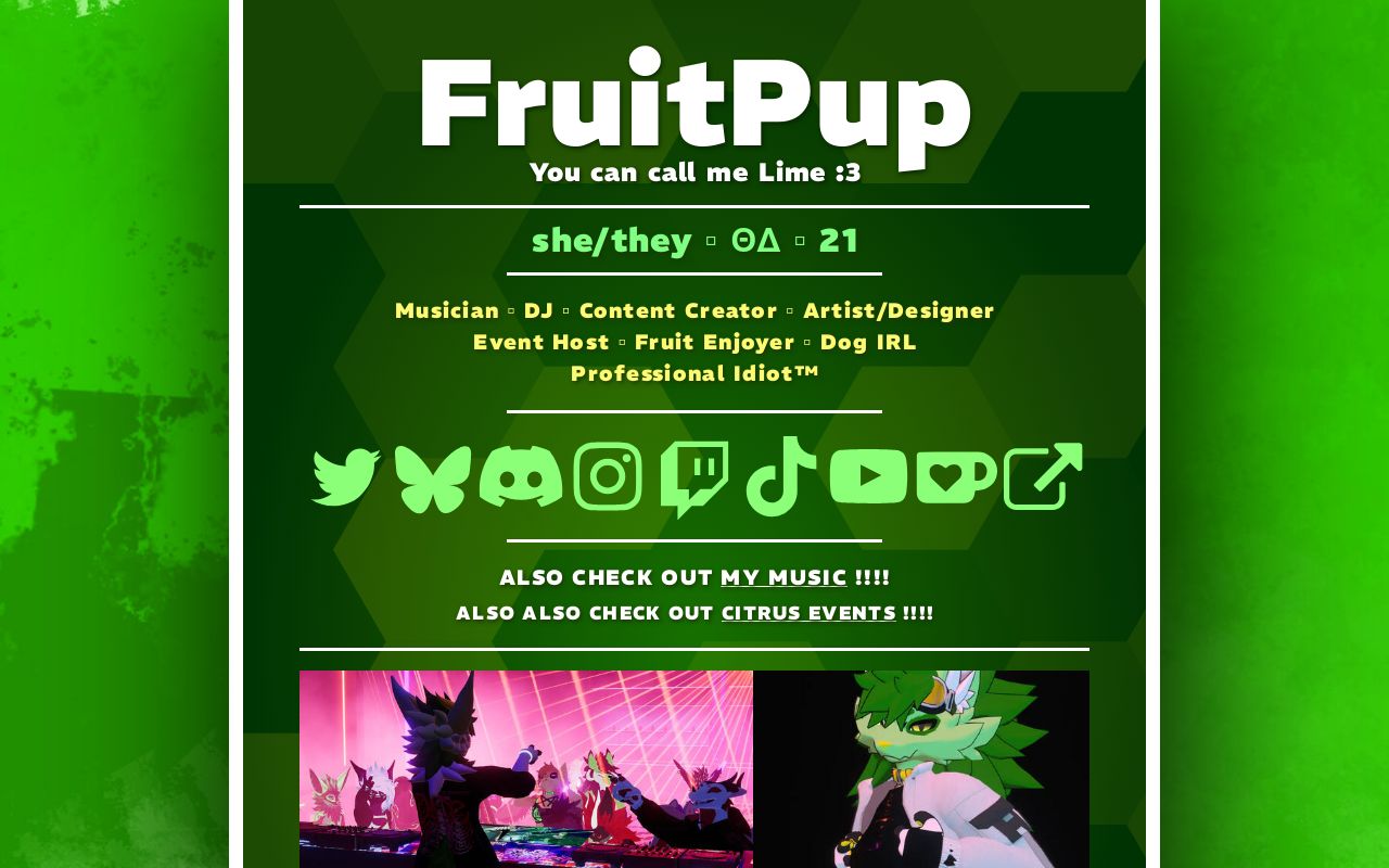 FruitPup's Epic Website